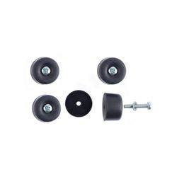 MA Lighting MA Set 4x Gummif&uuml;&szlig;e mit Befestigungsschraube zur H&ouml;henverstellung