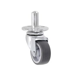 Adam Hall ah Hardware 37050 - 4er-Set 50mm Steckrolle mit Einbauh&uuml;lse
