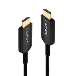 Lindy 38381 Fibre-Optic-Hybrid-Kabel, Ultra High Speed HDMI 8K60, 15m - AOC-Kabel f&uuml;