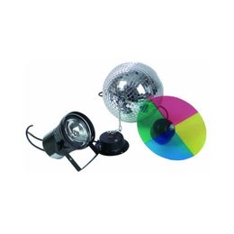 Eurolite Spiegelkugelset 30cm incl. Motor + Kette + Farbwechsler