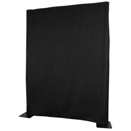 Wentex P&D Vorhang MCS 8.85 oz/yd&sup2; - Schwarz - 9' x 4' (B x H) - gewellt