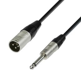 Adam Hall ah Cables 4 STAR MMP 0150 - Unsymmetrisches Kabel - Rean XLR Male x Klinke TS - 1,5 m