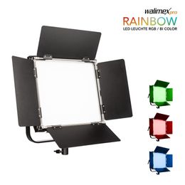 WALIMEX pro 23035 Rainbow LED-RGB Fl&auml;chen-Leuchte 100W RGB/Bi-Color - B-STOCK