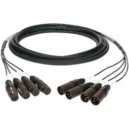 KLOTZ S04FM 4 kanal loom analog: 4x XLR 3p. male - 4x XLR 3p. female 10 m