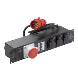 GLP Power Distribution PDP-2/16 - In: CEE 16 A, 2U, Out front: 1x CEE socket 16 A, 3