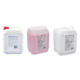Eurolite Set 3x UV-Seifenblasenfluid 5l gelb + rot + blau