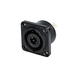 NEUTRIK NLT8MPXX-BAG - 8pol speakON STXX Chassisstecker, schwarz