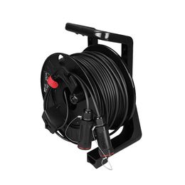 Lindy 38531 50m armiertes Fibre-Optic-Hybrid HDMI 8K60 Kabel - mit Kabeltrommel