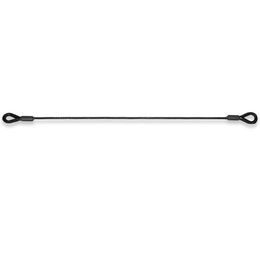 SAFETEX Sicherungsseil mit Kauschen 5 mm, bis 25 kg, 1 m BLACKLINE