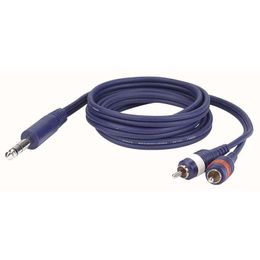 DAP-Audio Stereo Jack to Double RCA Plugs 6m