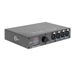 Obsidian Netron EN4, DMX-Gateway, ArtNet, sACN, DMX 512-A (RDM), 4 Ausg&auml;nge, Presets, PoE, OLED 1,8", 1/2 19", 1 HE, Truss, DIN Rail, Wallmount