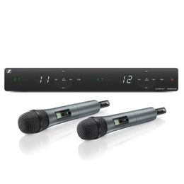 Sennheiser XSW 1-825 DUAL-EWireless Dual Vocal Set. Enth&auml;lt (2) SKM 825-XSW Handtransmitter mit Stummschaltung