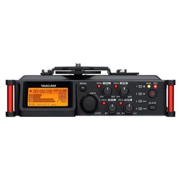 TASCAM DR-70D, 4-Spur-Recorder f&uuml;r Tonaufnahmen mit DSLR-Kameras