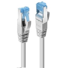 Lindy 47635 - 5m Cat.6A S/FTP TPE Netzwerkkabel, grau - RJ45-M/M, 500MHz, Kupfer, 28AWG