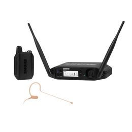 Shure GLXD14+E/MX53-Z4, Digitales Headset-Funksystem mit MX153 Ohrb&uuml;gel-Mikrofon