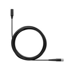 Shure TL48 Lav, Kugelchar., MDOT-Stecker, schwarz, f&uuml;r Sprache, geringe Empf., 1,6 mm Kabel, + Zub.