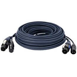 DAP-Audio DAP FP17 Hybridkabel - powerCON & 3-pin XLR - 10 m