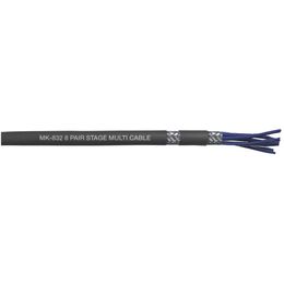 DAP-Audio DAP MK-832 - Studio Multicore 8-paariges Kabel - doppelt geschirmt - Laufmeterpreis, schwarze Ummantelung