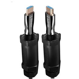 Lindy 38527 10m armiertes Fibre-Optic-Hybrid HDMI 8K60 Kabel