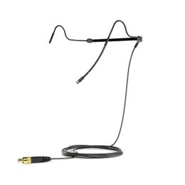 Sennheiser HS 2 (BLACK 3-PIN) -Nackenb&uuml;gelmikrofon, omnidirektional, MKE 2 Kapsel, schwarz, 1,6m Kabel m