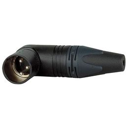 NEUTRIK NC3 MRX BAG Schwarz - Winkelstecker