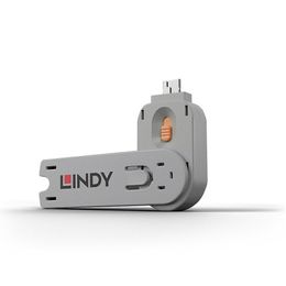 Lindy 40623 Schl&uuml;ssel f&uuml;r USB Port Schloss, orange - f&uuml;r No. 40453 and 40463