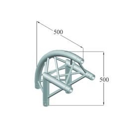 Alutruss TRILOCK 6082AC-24R 2-Weg-Ecke 90&deg;