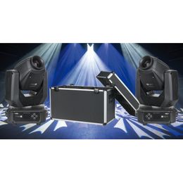 2x Showtec Phantom 65 Moving Head Spot 65W LED inkl. Case