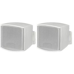 MONACOR EUL-26/WS ELA-Miniatur-Lautsprecherboxen-Paar (wei&szlig;)