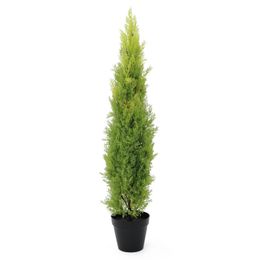 EUROPALMS Zypresse, Leyland, 120cm - Kunstpflanze