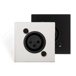 AUDAC WMI18/W - Wandpanel, Line-Eingang, XLR/f - 4-Pin-Euroblock, mit CAT5e UTP max.