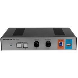Marshall Electronics VSC-100 - A/B switched HDMI to USB3 Converter w/ dual mic/ line