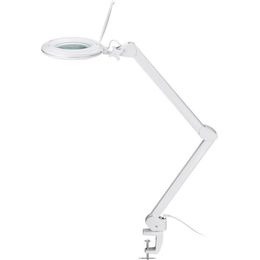goobay LED-Klemm-Lupenleuchte, 10 W, wei&szlig;