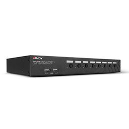 Lindy 39540 8 Port DisplayPort 1.2 USB 2.0 KVM Switch - Schaltet zwischen bis zu 8 PC