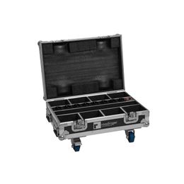 ROADINGER Flightcase 8x AKKU Mini IP UP-4 QCL Spot MK2 mit Ladefunktion - Truhen-Case