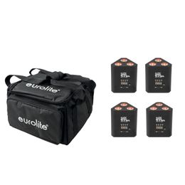 Eurolite Set 4x AKKU TL-3 QCL RGB+UV Trusslight +