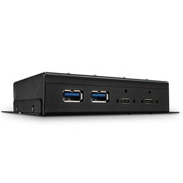 Lindy 43094 4 Port USB 3.1 Gen 2 Typ C Metall Hub - 4 zus&auml;tzliche USB 3.1 Gen 2 Ansc