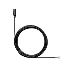 Shure TL48 Lav, Kugelchar., kein Stecker, schwarz, f&uuml;r Sprache, geringe Empf., 1,6 mm Kabel, + Zub.
