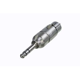 NEUTRIK NA3FP - Adapter, 3p XLR female auf 6,3 Klinke stereo male