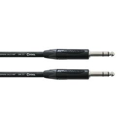 Cordial PEAK CPM 5 VV - 5,0 m, NEUTRIK 2 x Klinke 6,3 mm stereo schwarz