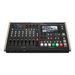 Roland VR-6HD - 6-Kanal All-in-One AV-Mixer (4,3" Touchscreen / 6x HDMI-In & 3x HDMI-Out / 28-Kanal Audio-Mixer / PTZ-Steuerung / USB3.0-Streaming)