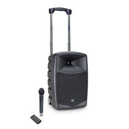 LD-Systems LD Systems ROADBUDDY 10 - Akkubetriebener Bluetooth-Lautsprecher mit Mixer und Funkmikrofon