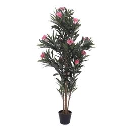 EUROPALMS Oleanderbaum, Kunstpflanze, rosa, 150 cm