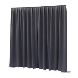 Wentex P&D Vorhang Dimout 7.67 oz/yd&sup2; - Dunkelgrau - 11' x 10' (B x H) - gewellt