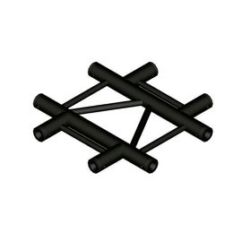 DURATRUSS DT 32/2-C41HX Black, 4-Wege-Kreuz, horizontal, schwarz