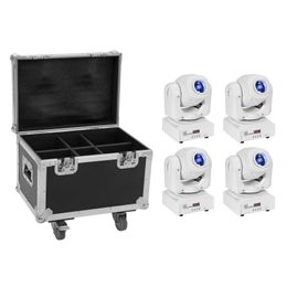Eurolite Set 4x LED TMH-S60 Moving-Head-Spot ws +