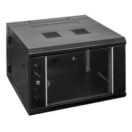 Showgear RCA-WMH-6 - 19" Rack, Wandmontage, aufklappbare R&uuml;ckseite, 6HE
