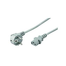 goobay Netzkabel lose Ware, abgewinkelter Schutzkontakt >IEC 320 C13
