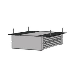 AUDAC MBS101T - Montageset f&uuml;r 1xS-Box auf Fl&auml;chen