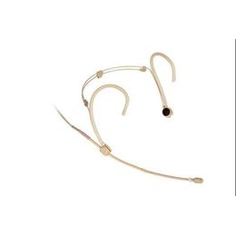 Mipro MU-57HS-1P - Wasserdichtes Nackenb&uuml;gelmikrofon (beige),(Kugel), Kondensatorkapsel, 3,5mm Klinke
